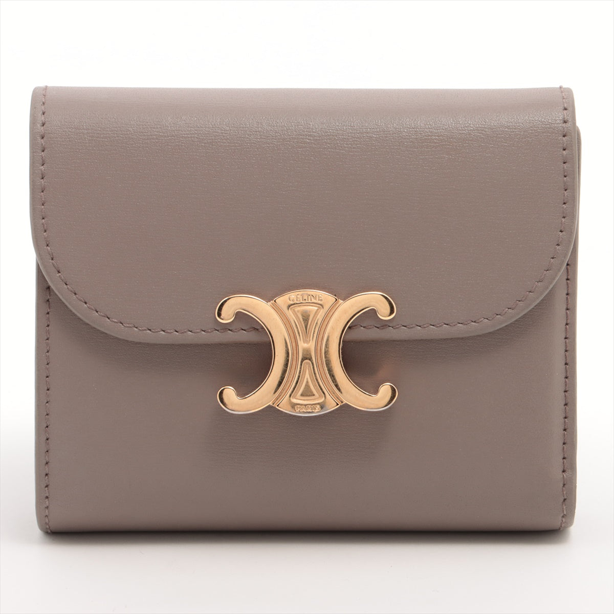 Celine Triomphe Grey Compact Wallet – THE PURSE AFFAIR